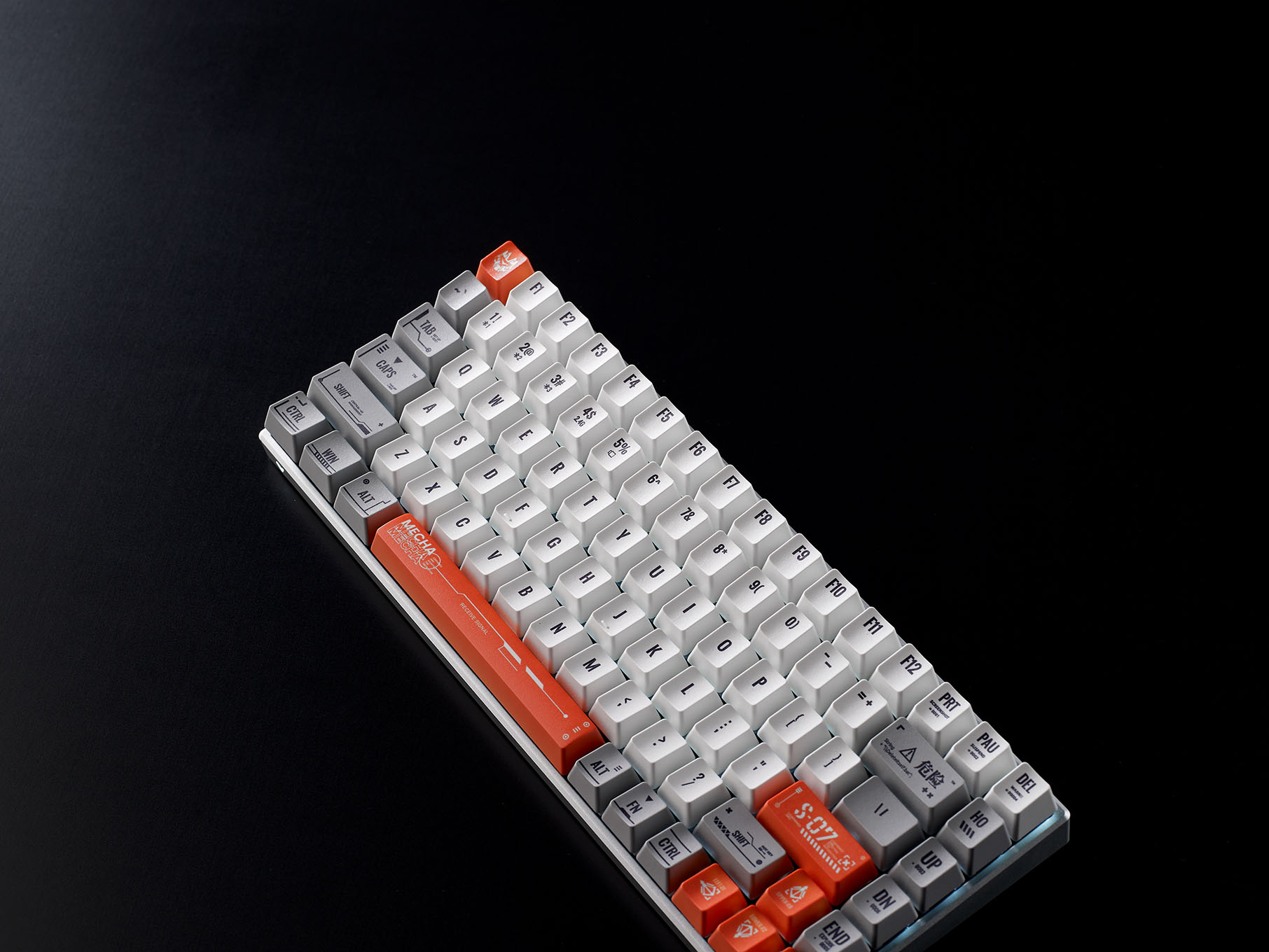 Bàn phím cơ Rapoo V700-8A Redline Edition _ White Orange (USB-C ...