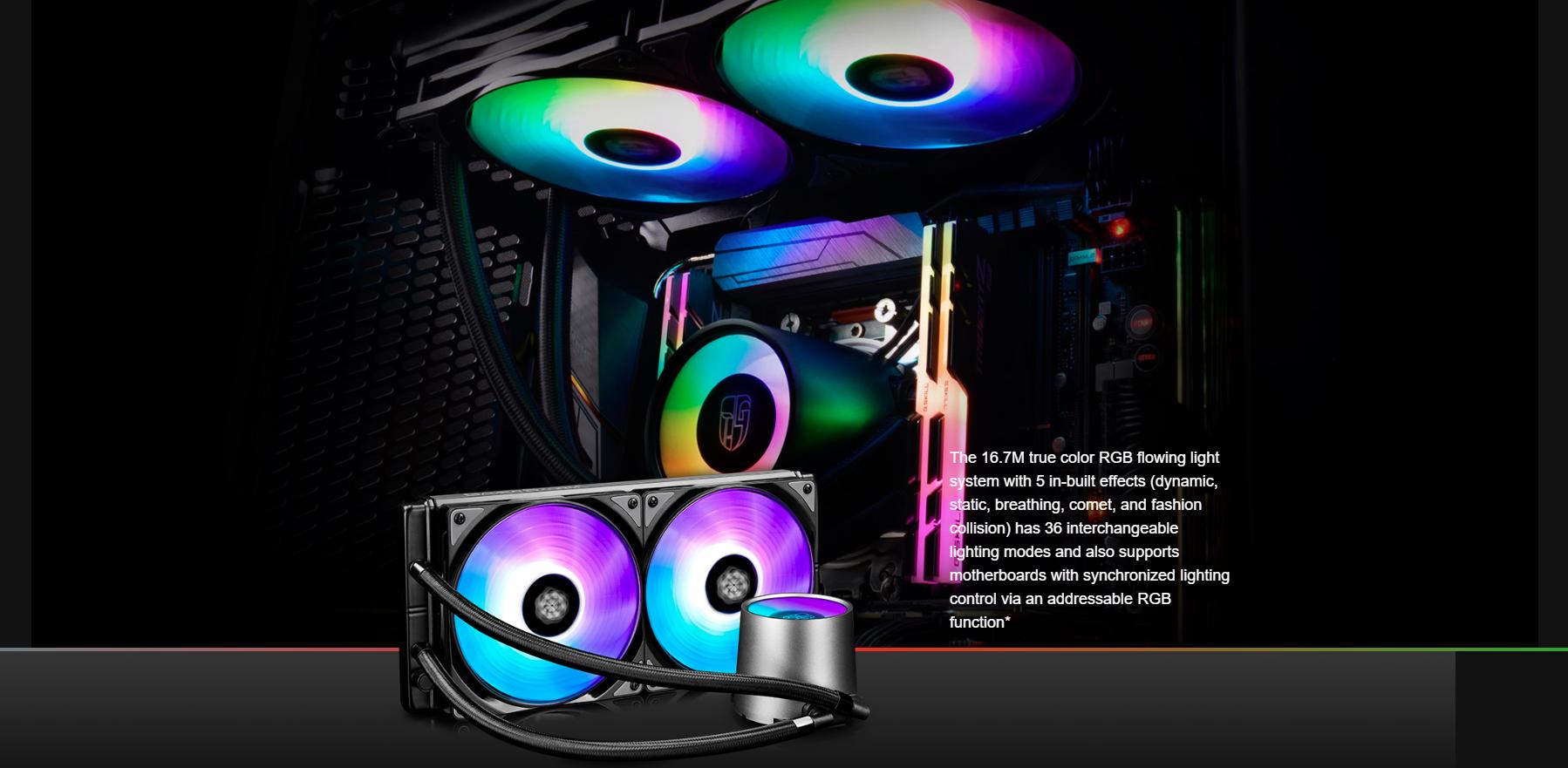 Tản nhiệt nước DeepCool Gamer Storm Castle 280 RGB - Liquid CPU Cooler