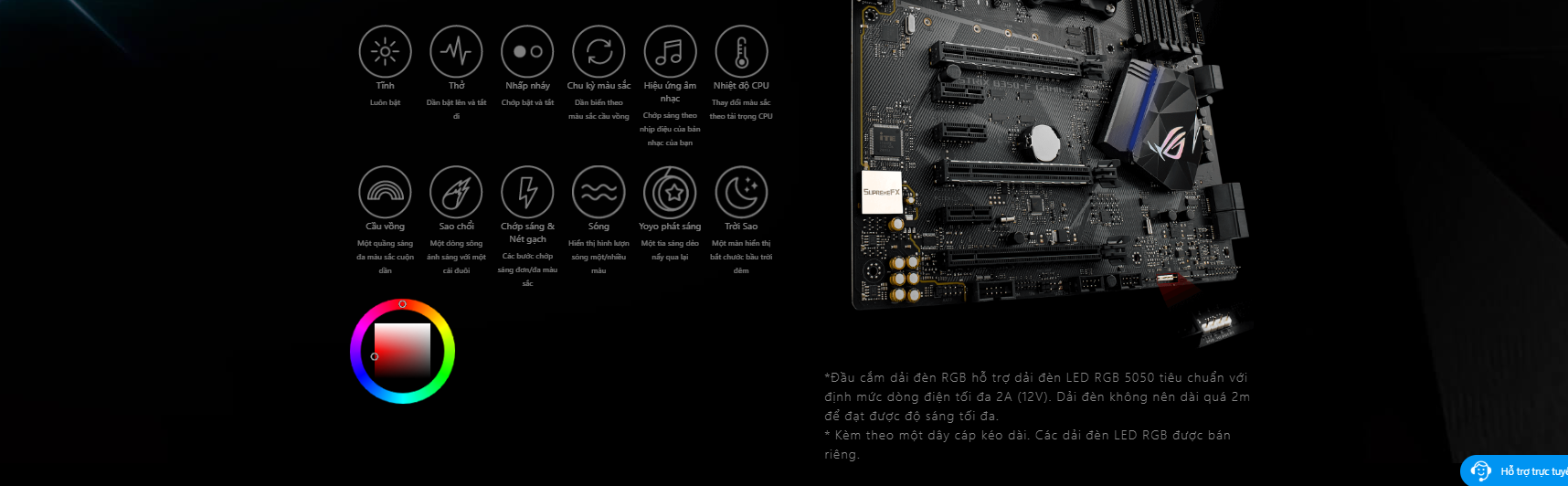 Mainboad ASUS STRIX B350F GAMING (AMD B350F, Socket AM4, ATX, 4 khe RA