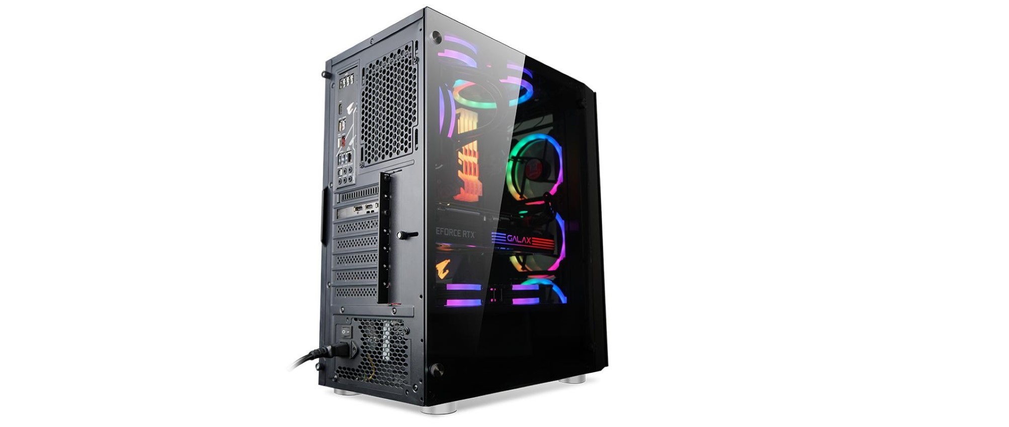 Case FORGAME S-H (Hông + mặt trước kính trong suốt, ko fan, có sẵn dãi ...