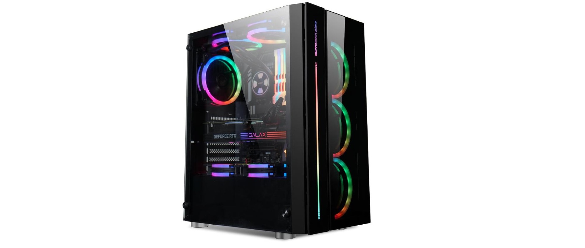 Case FORGAME S-H (Hông + mặt trước kính trong suốt, ko fan, có sẵn dãi ...