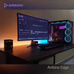 Bộ đèn LED dán màn hình Ambino Basic - Hỗ trợ màn từ 23 đến 27 inch ...