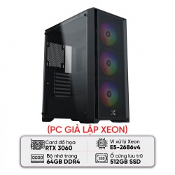 PC GIẢ LẬP XEON (E5-2686 V4/X99/64GB RAM/512GB SSD/RTX 2060/700W)