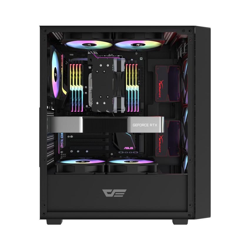 Vỏ Case Darkflash DK353 Black (Mid Tower/Màu Đen/ 3 Fan LED) | Giá rẻ ...