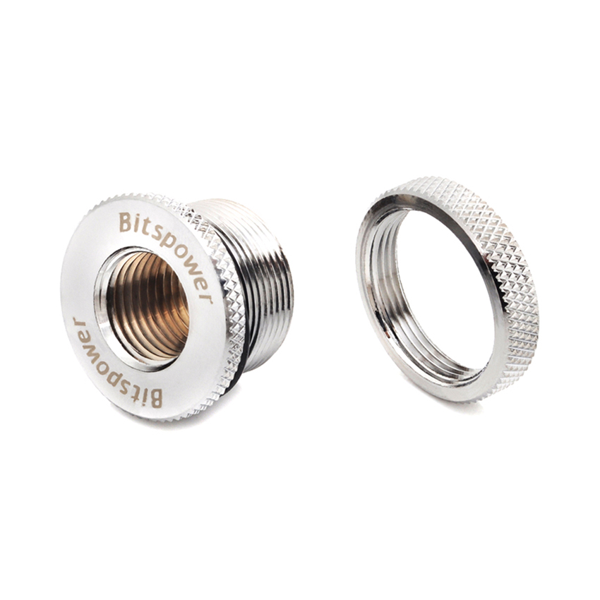 Bitspower G1/4" Silver Shining CaseTop Water-Fill SET (Hàng Thanh Lý)